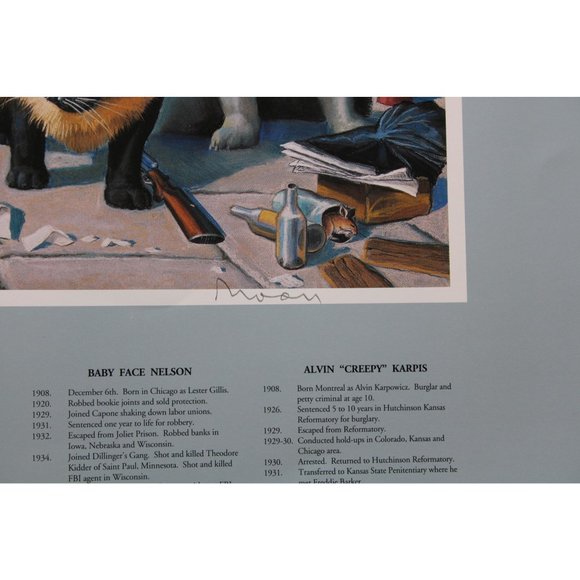 Bryan Moon | Art | Americas Most Wanted Bryan Moon Print Signed Cats ...